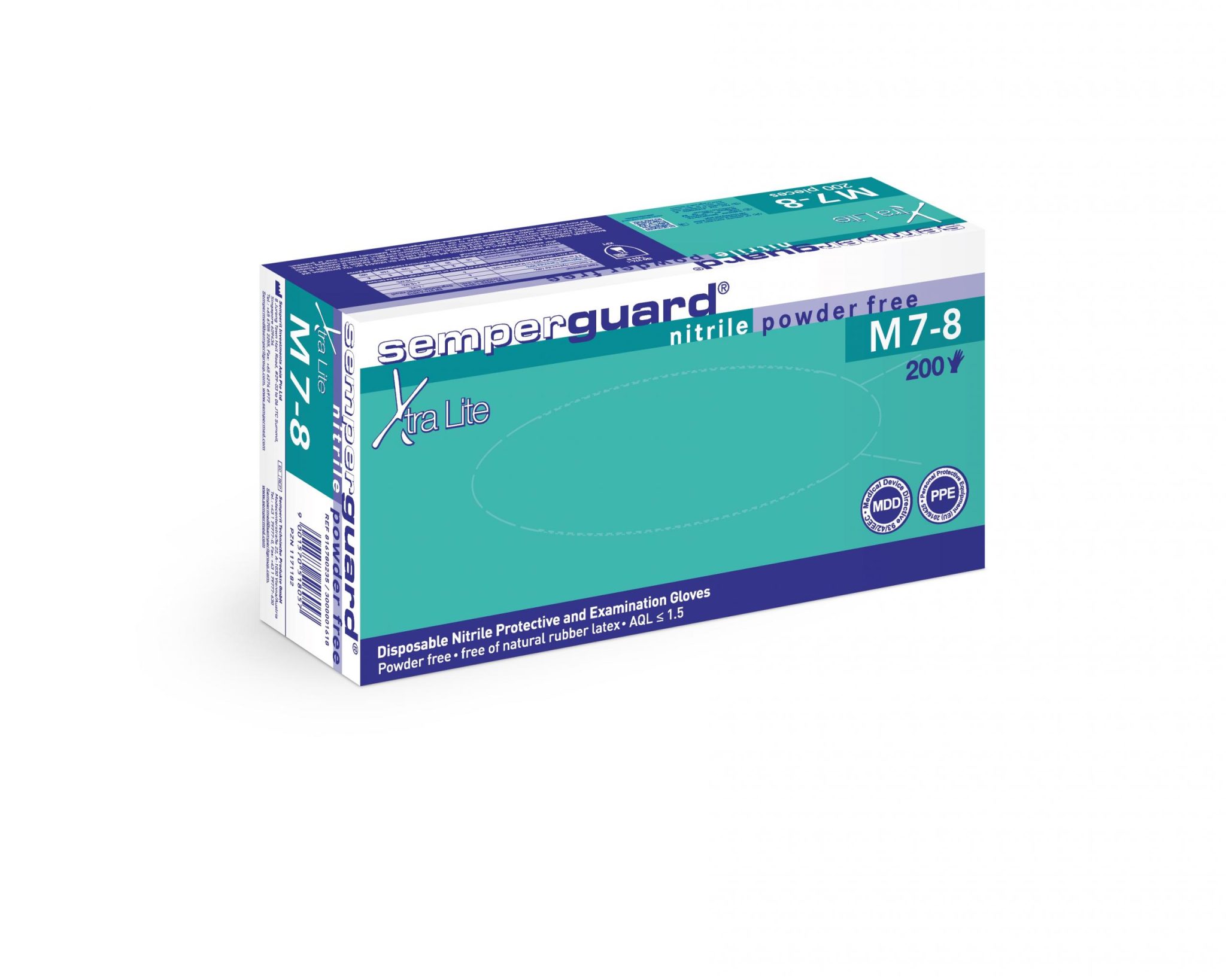 Semperguard Xtra Lite Nitrile 200pack | Nordic Gloves Oy