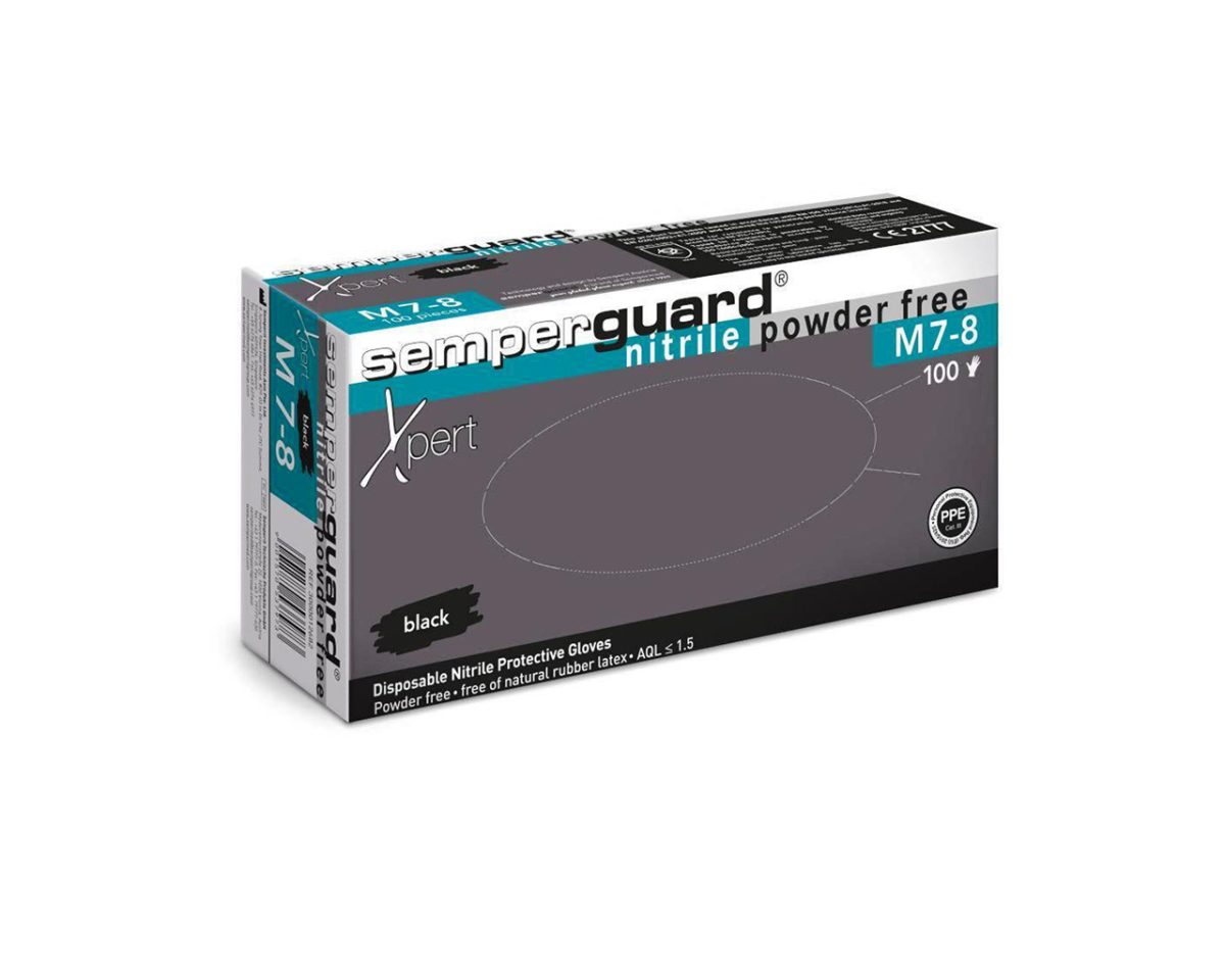 Semperguard Xpert Black Nitrile | Nordic Gloves Oy